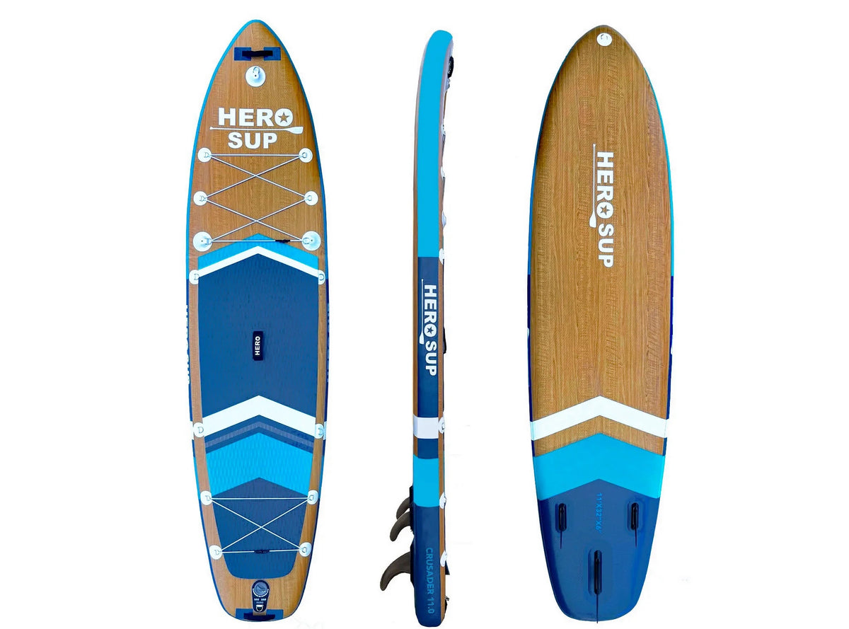 Hero SUP All-Around 11' Crusader Inflatable Paddle Board