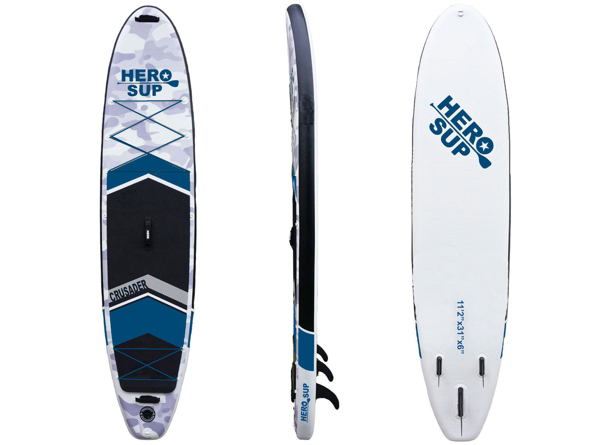 Hero SUP Crusader 11'2" Inflatable Stand Up Paddle Board