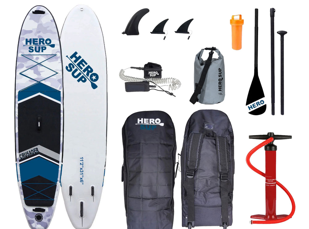 Hero SUP Crusader 11'2" Inflatable Stand Up Paddle Board