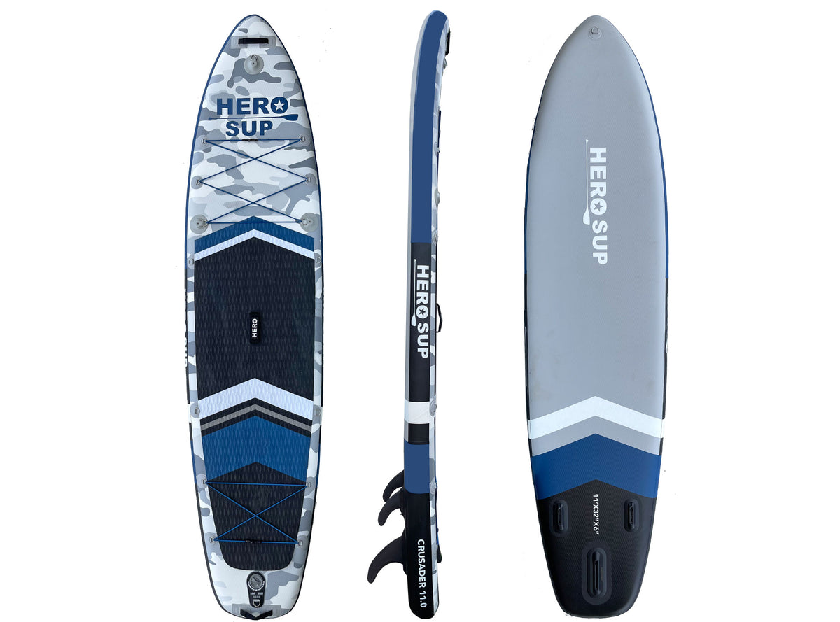 Hero SUP All-Around 11' Crusader Inflatable Paddle Board